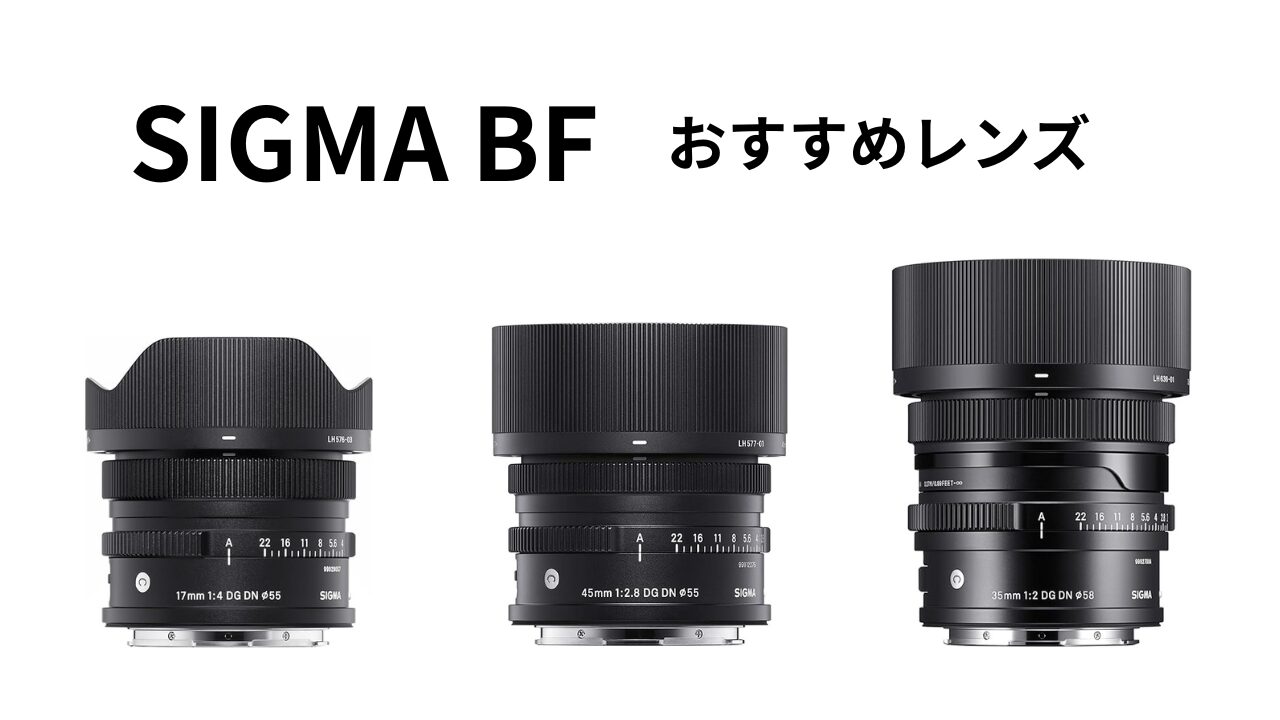 SIGMA BFにおすすめのレンズは？用途別の選び方完全ガイド - SnapGadget